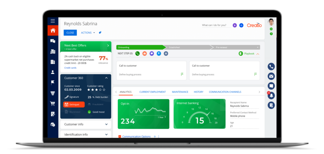Creatio CRM - H&CO | Global Advisors